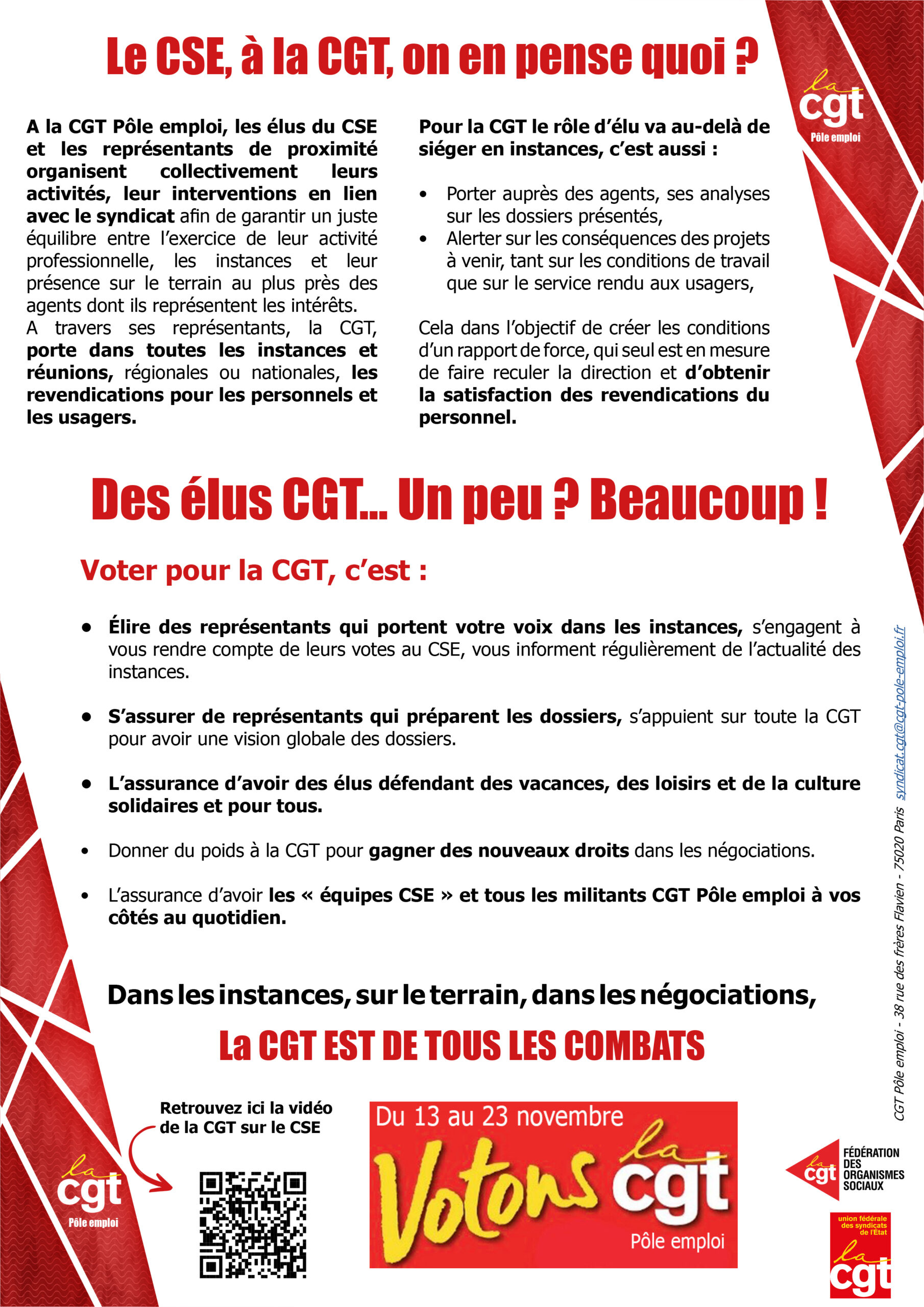 Élections Professionnelles à Pôle Emploi - Fédération des Organismes ...